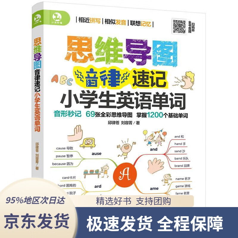 思维导图音律速记小学生英语单词