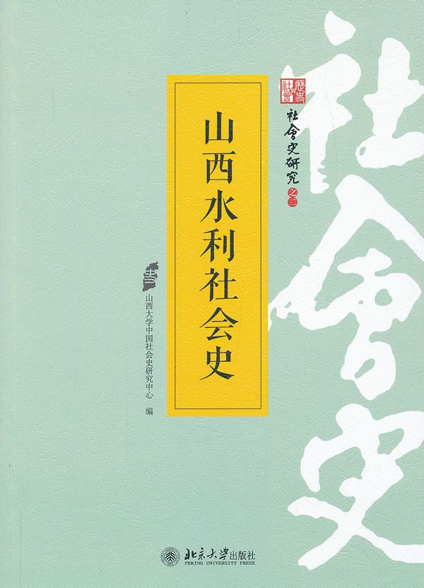 山西水利社会史9787301104194