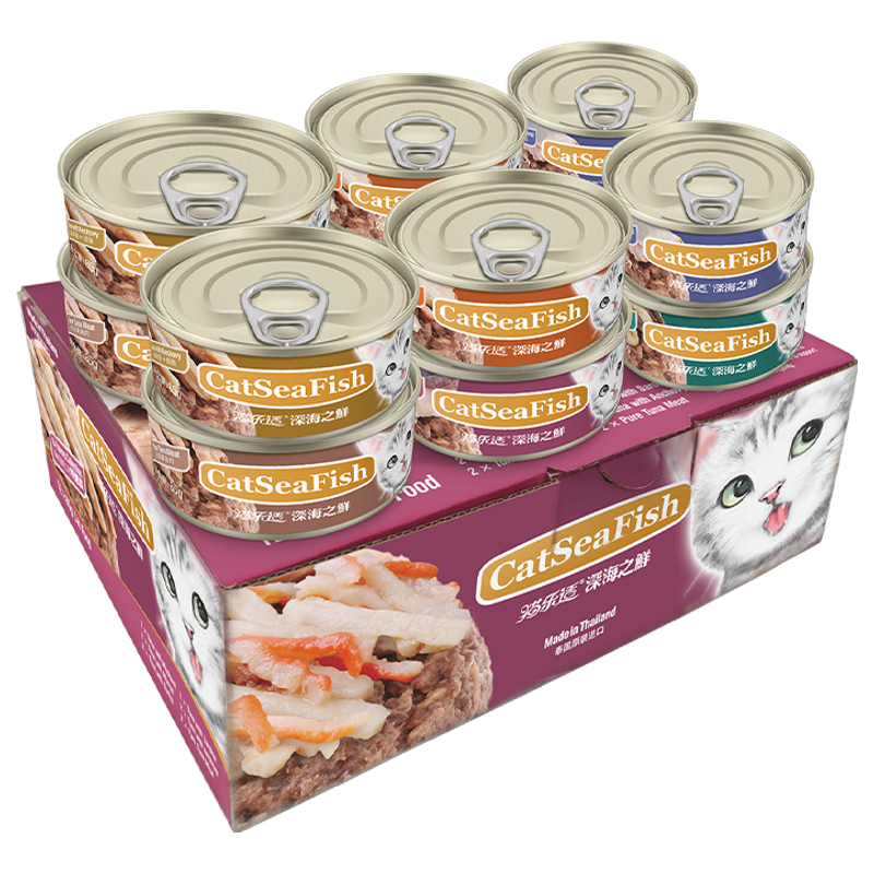 CATIDEA 猫乐适 猫罐头 85g*12罐，29元包邮—— 慢慢买比价网