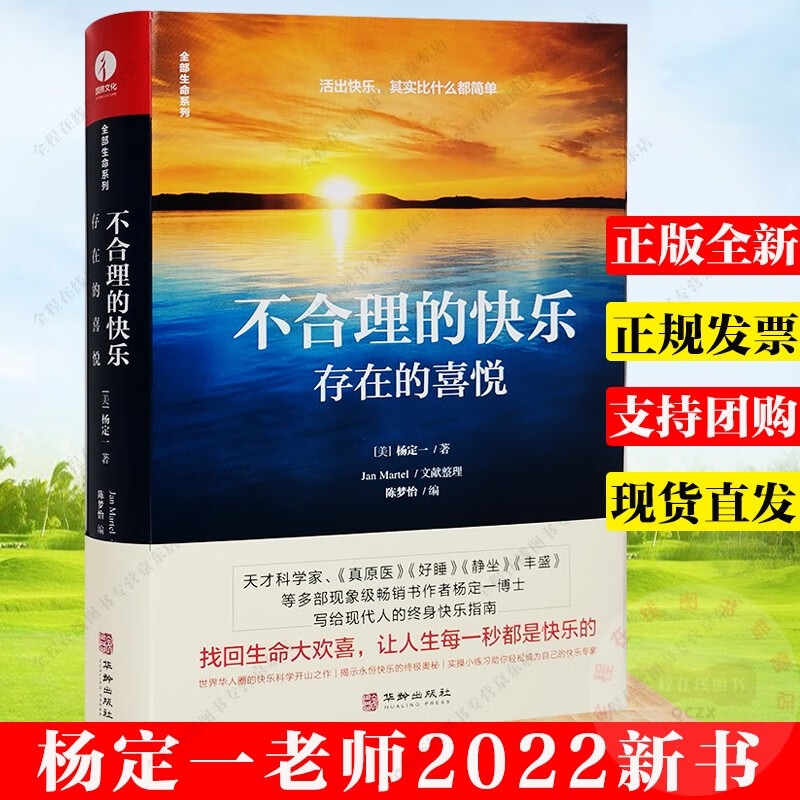 不合理的快乐 存在的喜悦 精装彩印 简体中文版 杨定一 著 华龄出版社