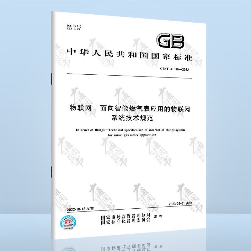 GB/T 41816-2022物联网 面向智能燃气表应用的物联网系统技术规范