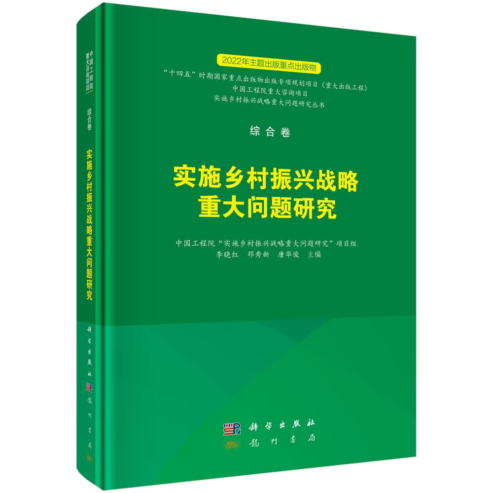 实施乡村振兴战略重大问题研究丛书 综合卷 实施乡村振兴战略重大问题研究 2022主题出版重点出版物