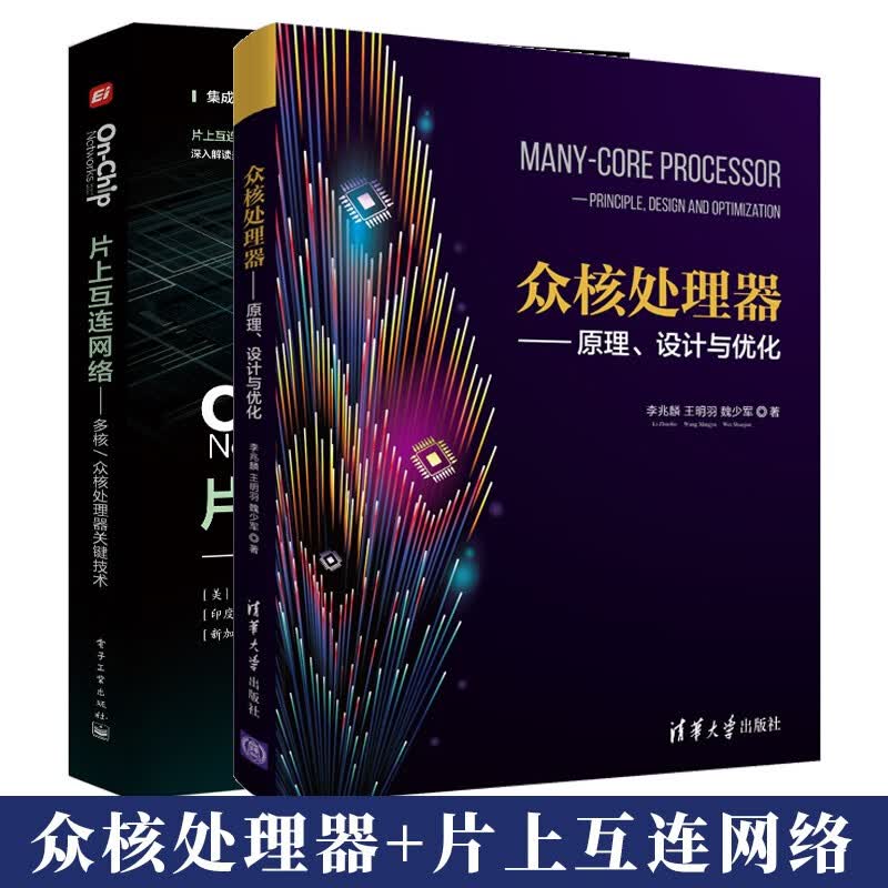 众核处理器 原理设计与优化+片上互连网络 多核/众核处理器关键技术书籍