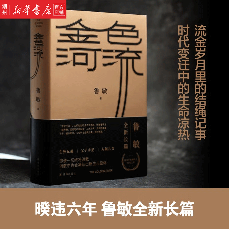 金色河流 鲁敏著【第十一届茅盾文学奖提名】全新现实主义长篇力作 以四十万字篇幅聚焦四十年来中国人的生活变迁长篇小说书籍