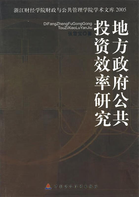 地方政府公共投资效率研究