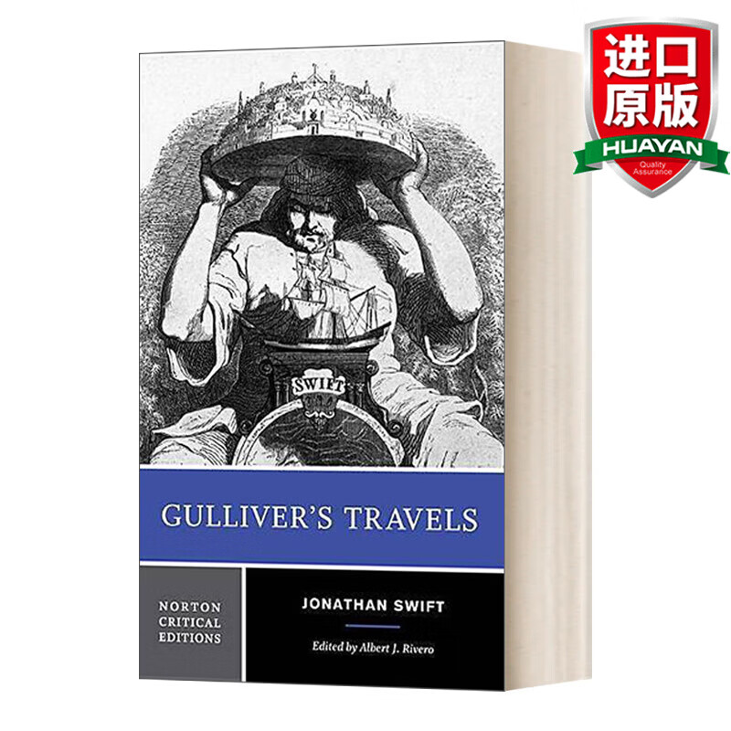 Gulliver's Travels 英文原版 格列佛游记 诺顿文学解读系列 Norton Critical Editions 英文版 进口英语原版书籍