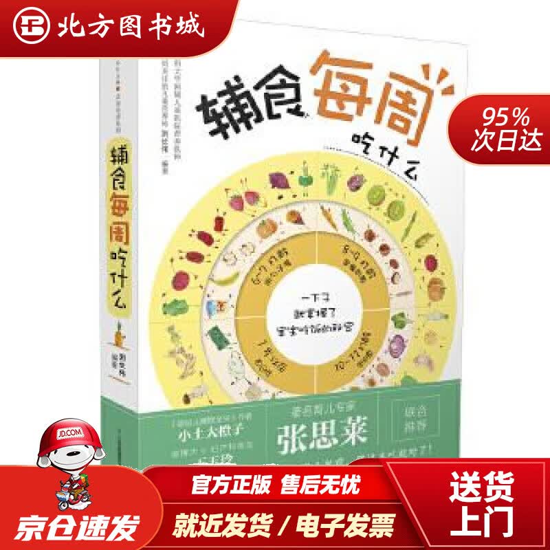 【现货】辅食每周吃什么（汉竹）刘长伟江苏科学技术出版社 北方图书城