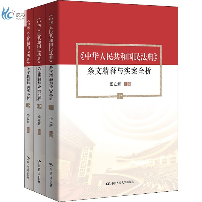 《中华人民共和国民法典》条文精释与实案全析(全3册)