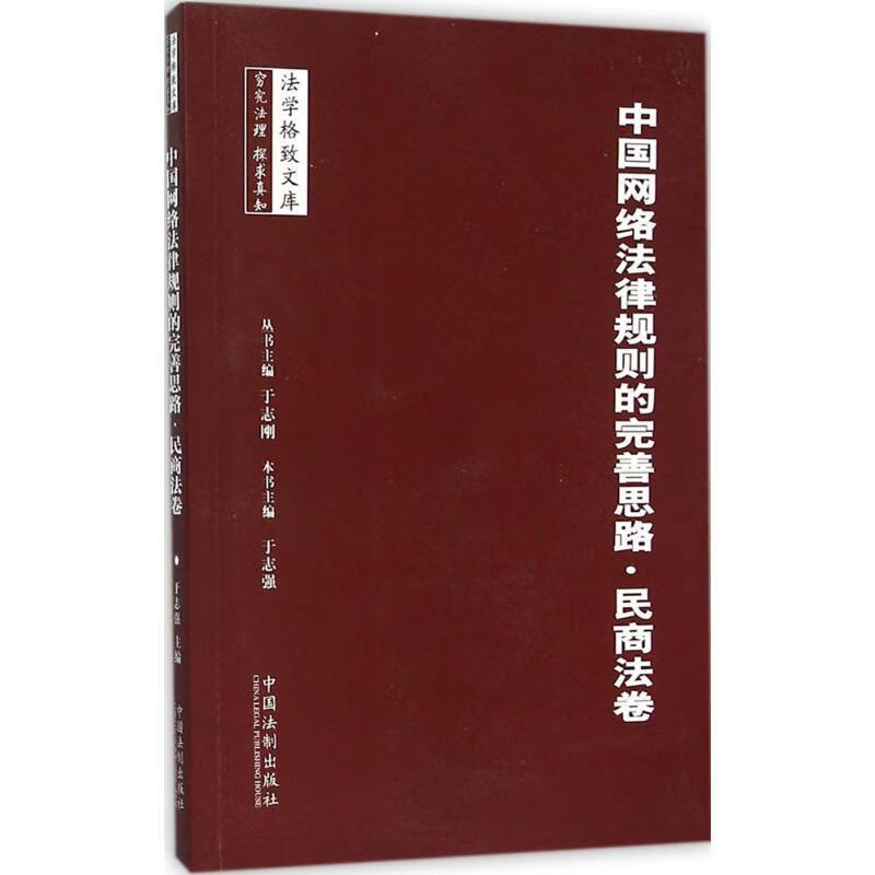中国网络法律规则的完善思路·民商法卷