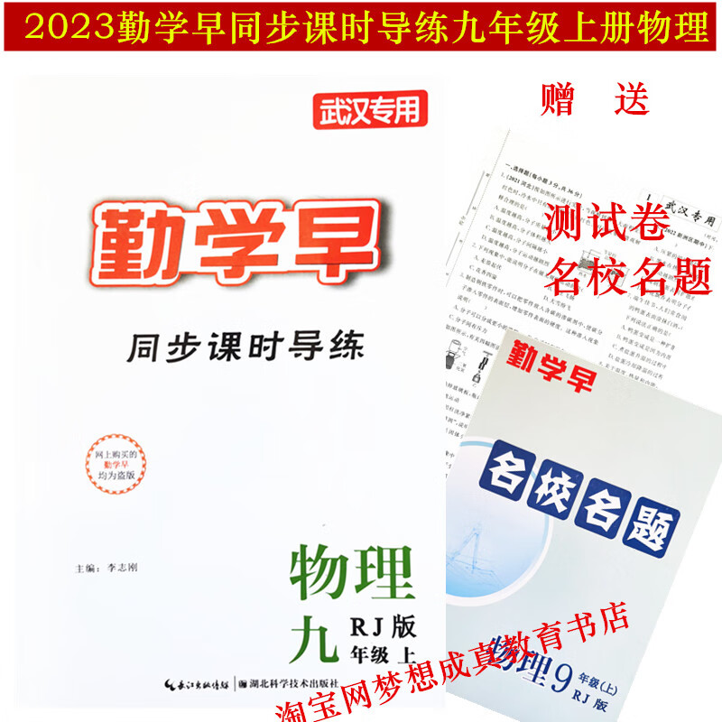 2023勤学早同步课时导练9九年级上册物理送名校名题测试卷人教版
