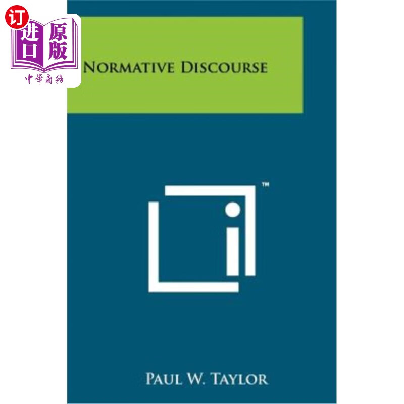 海外直订Normative Discourse 规范性话语