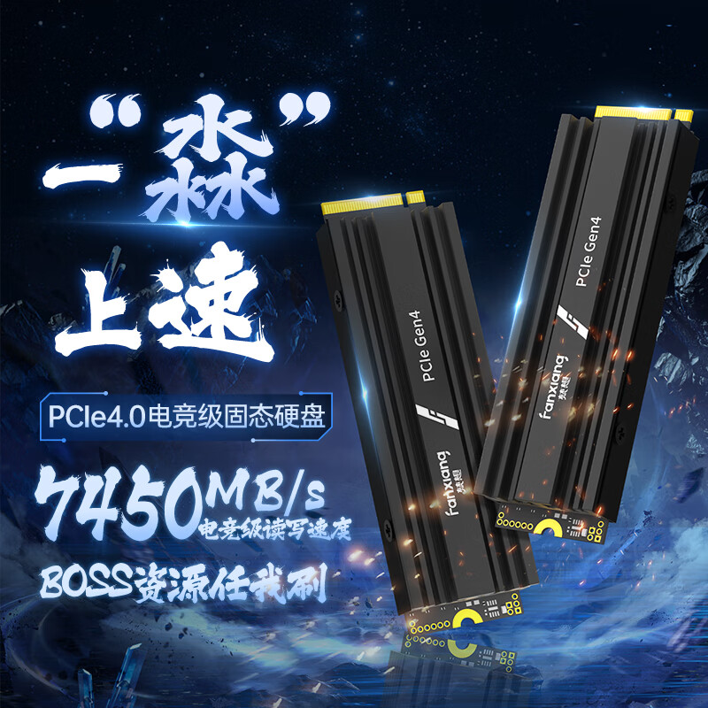 梵想(fanxiang)500gb Ssd固态硬盘 M 2接口nvme协议pcie 4 0 X4海力士颗粒 独立缓存 Ps5台式机笔记本