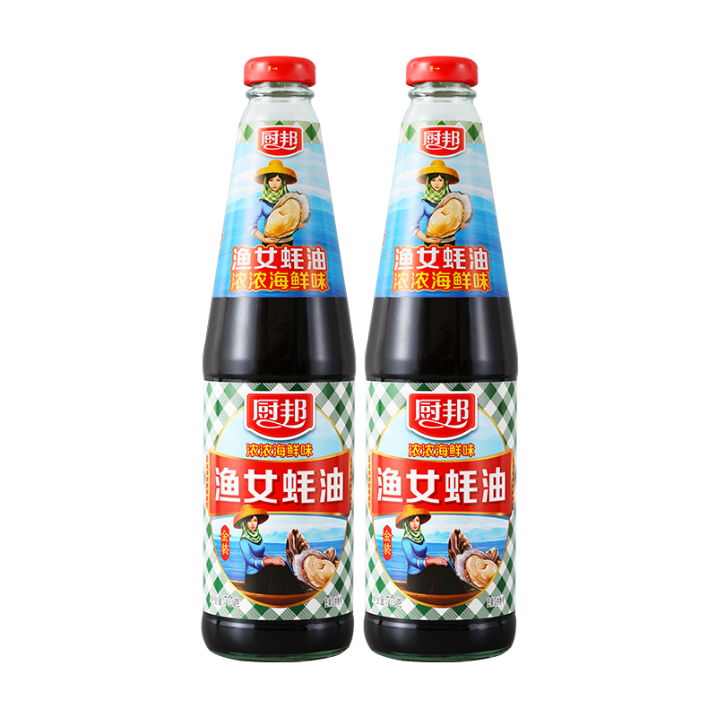 京东百亿补贴:厨邦 金装渔女蚝油 700g*2瓶，10.30元包邮—— 慢慢买比价网