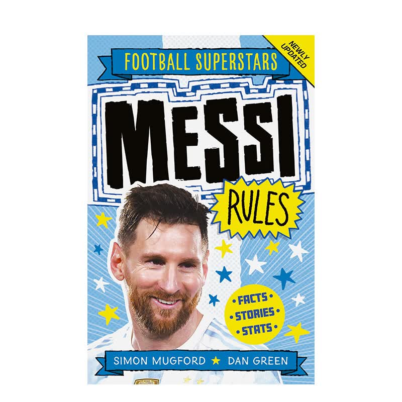 【Football Superstars】足球特辑：梅西 Messi Rules 进口原版英文运动生活 善本图书