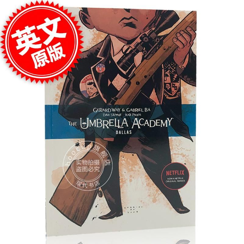 现货 伞学院 卷2 青少年漫画小说艾斯纳奖获奖作品 英文 The Umbrella Academy1