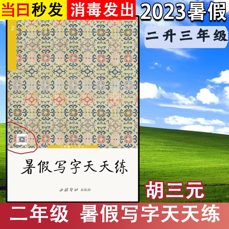 2023新版胡三元教写字暑假写字天天练二升三年级下册语文人教版RJ暑假作业