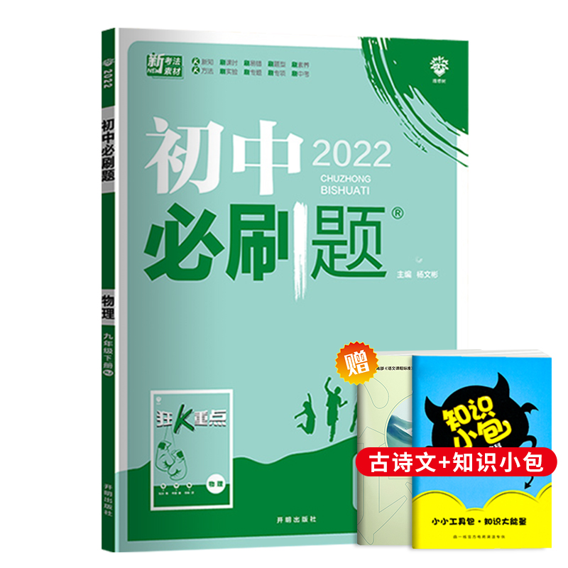 2022初中九年级上册下册语文数学英语物理化学历史政治人教版北师大外研沪科鲁教全套课本同步练习册初三 九下物理【人教版】
