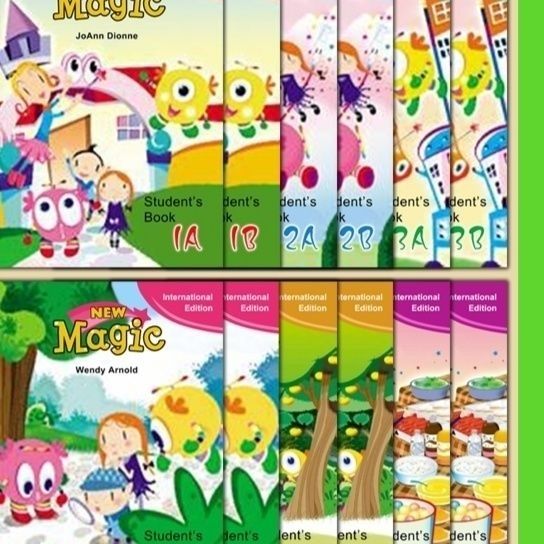牛津新魔法少儿英语New Magic 1/2/3/4/5/6AB课本+语法练习册音频 单课本(备注)