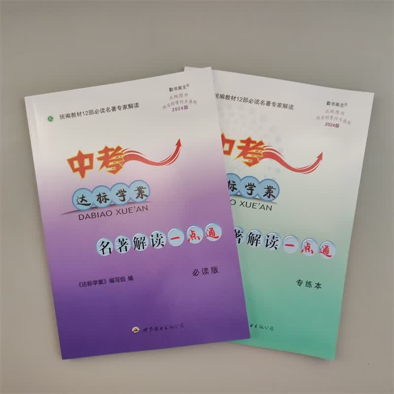 名著解读一点通中考达标学案 2024版