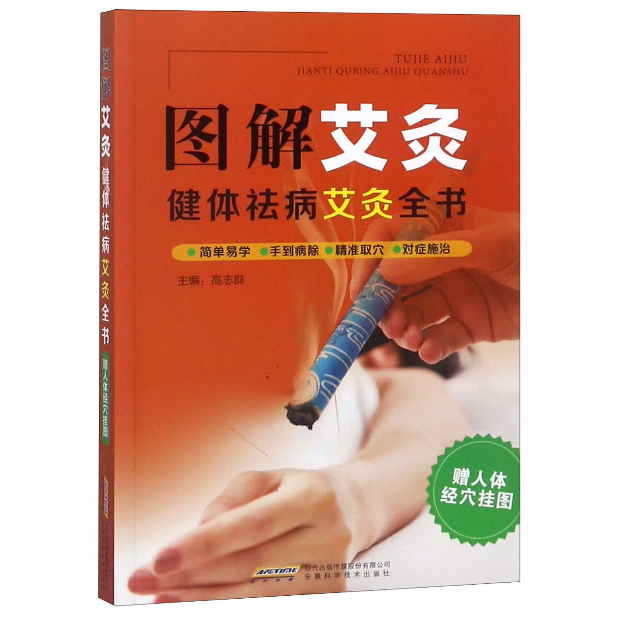 现货 图解艾灸(健体祛病艾灸全书) 编者:高志群 安徽科技