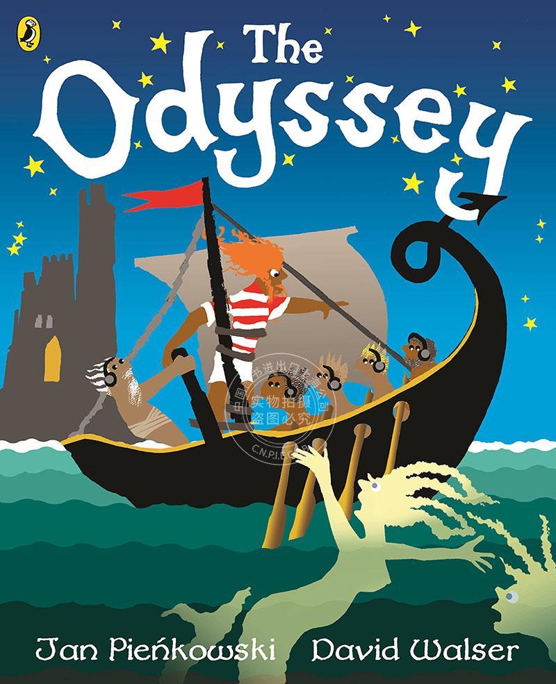 奥德赛 英文原版 The Odyssey 神话故事儿童绘本