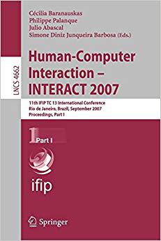 Human-Computer Interaction - INTERACT 2007