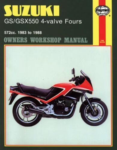 Suzuki GS/GSX550 4-valve Fours (83 - 88) Haynes Repair Manual