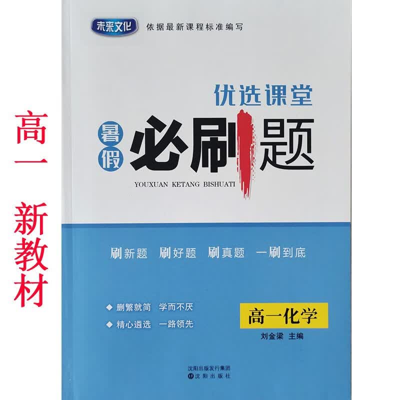2023未来文化 优选课堂暑假必刷题 高一化学
