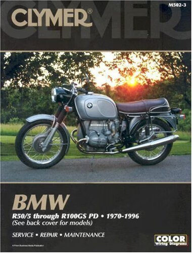 Clymer BMW R50/5 through R100GS PD 1970-1996