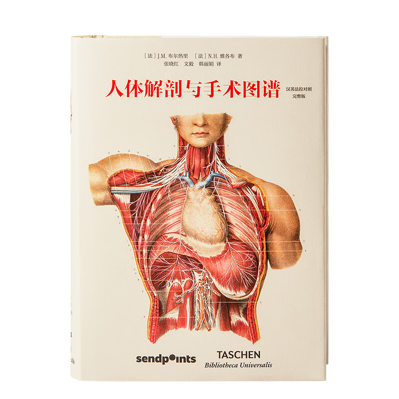 人体解剖与手术图谱 世界图书馆系列 西医学入门穴位身体架构百科指南全书 TASCHEN简体中文版