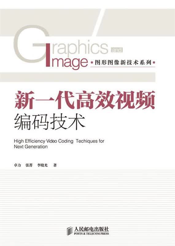新一代高效视频编码技术 卓力,张菁 李晓光 著【书】