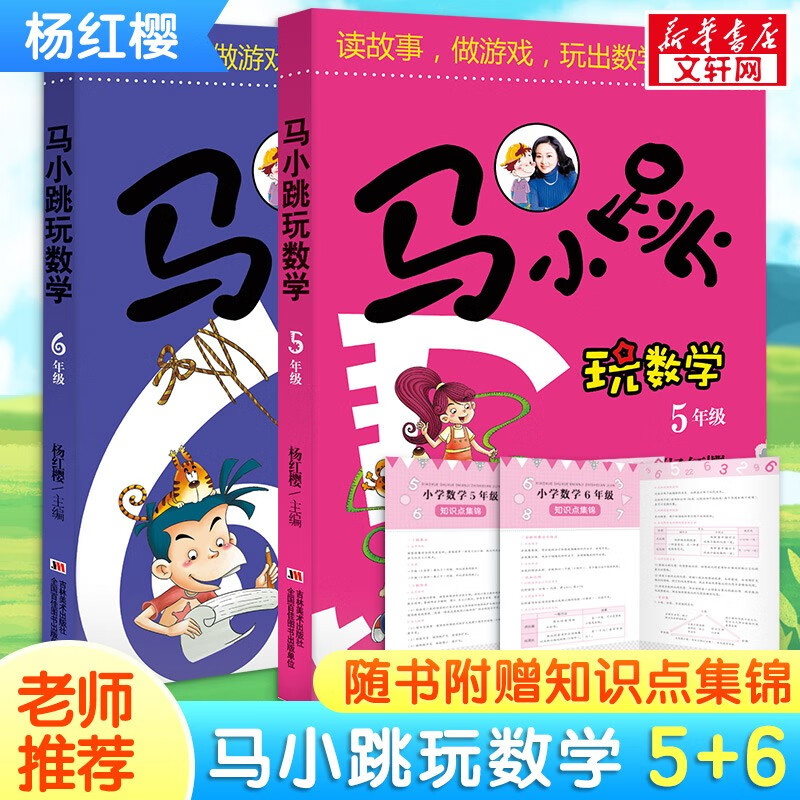 马小跳玩数学 杨红樱系列趣味数学故事书 五六年级