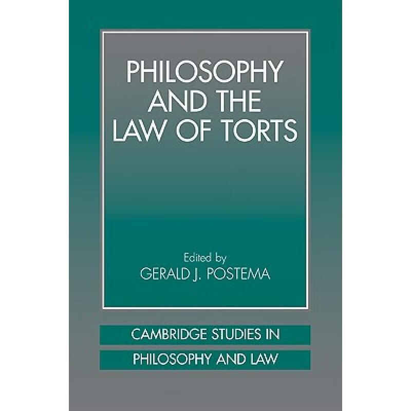 Philosophy and the Law of Torts: - Philosoph...