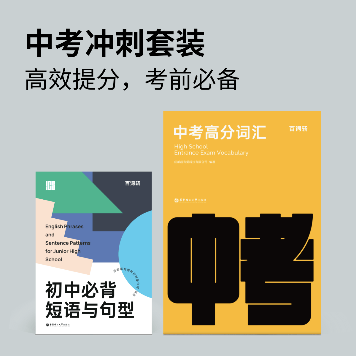 全新版初中英语词汇+常考短语与句型 图文联想记忆法 乱序版 备考2023年 高频核心超纲词汇 中考高分词汇+初中必背短语句型 全国通用