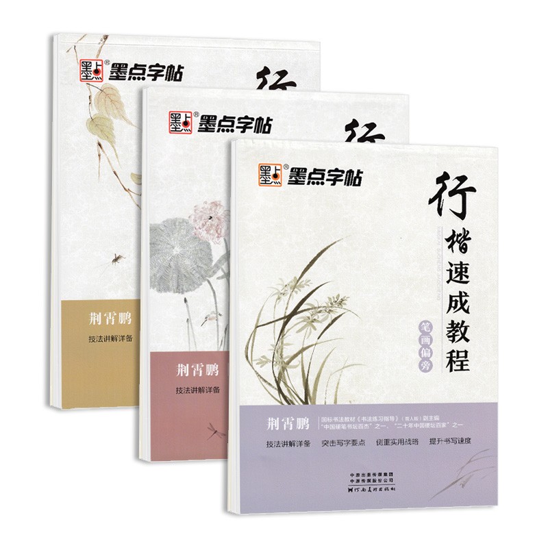 荆霄鹏行楷字帖成人练字行楷速成初学者笔画笔顺墨点字帖硬笔行楷基础入门成年大学生钢笔书法行书描红行楷临摹练字帖