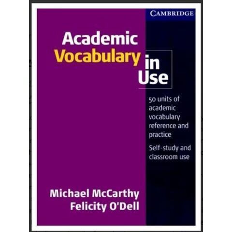 学术Academic Vocabulary in Use全彩纸质