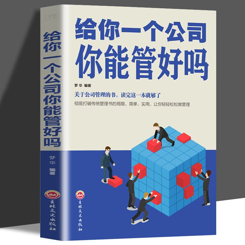 现货 给你一个公司你能管好吗 商业企业公司经营管理 团队组建 管理类 企业文化塑造读物推建阅读书