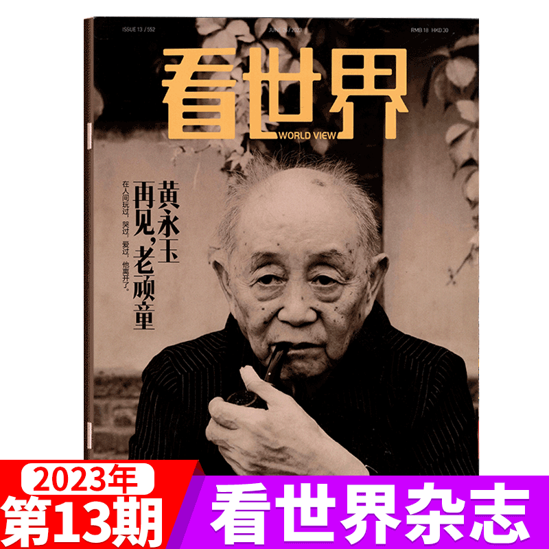 看世界杂志 2023年第13期  再见 黄永玉
