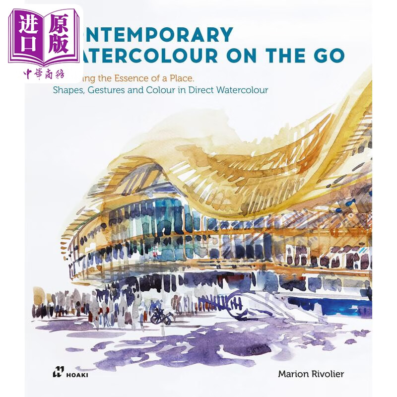 预售 Contemporary Watercolour on the Go 进口艺术 旅途中的当代水彩画