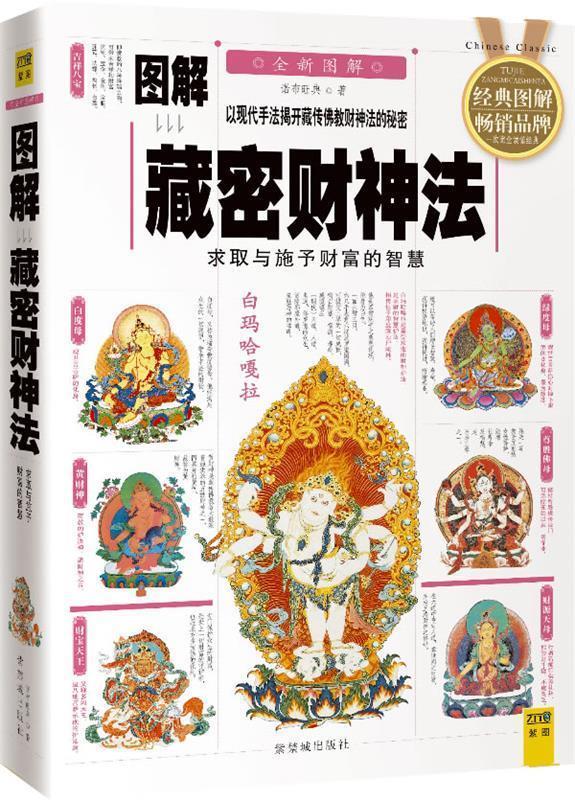图解藏密财神法 诺布旺典【书】