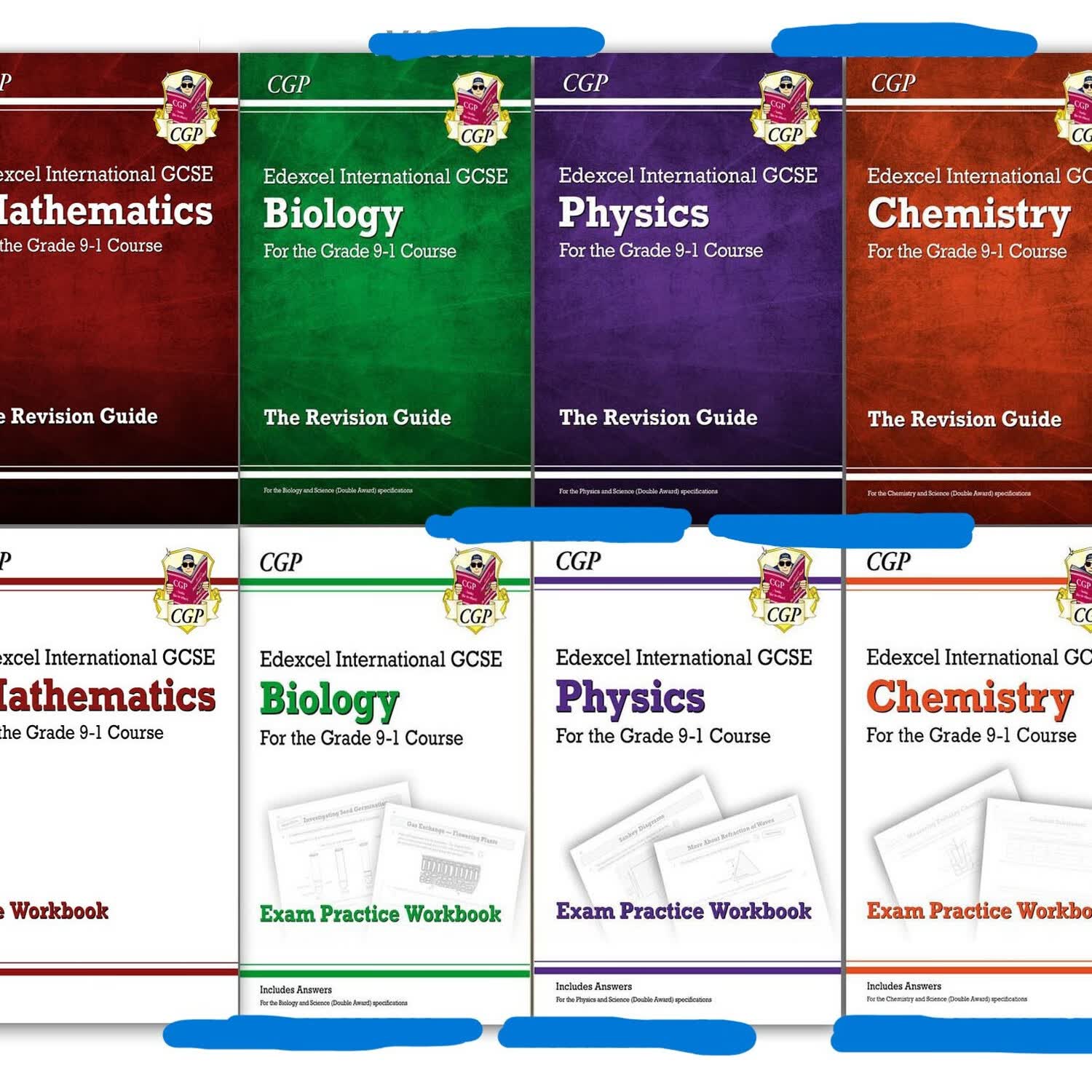 现货/CGP Edexcel GCSE physics/biology/chemistry/mathematics guide课本纸质书 physics