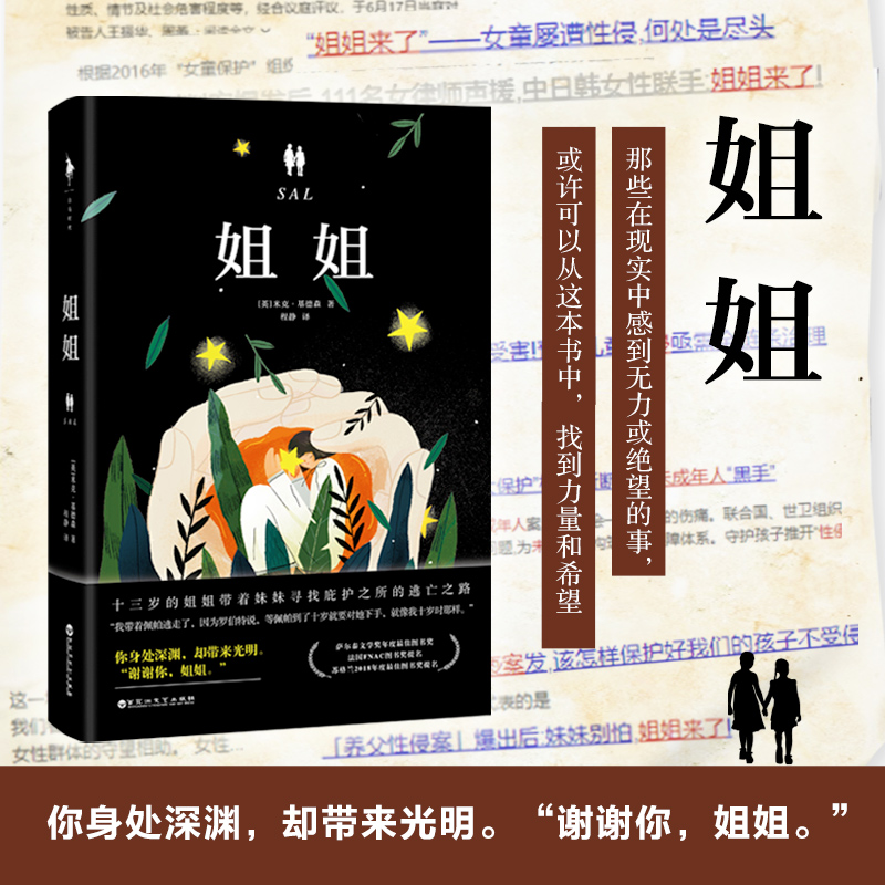 姐姐 米克.基德森处女作 英国文学现代都市女性成长励志小说