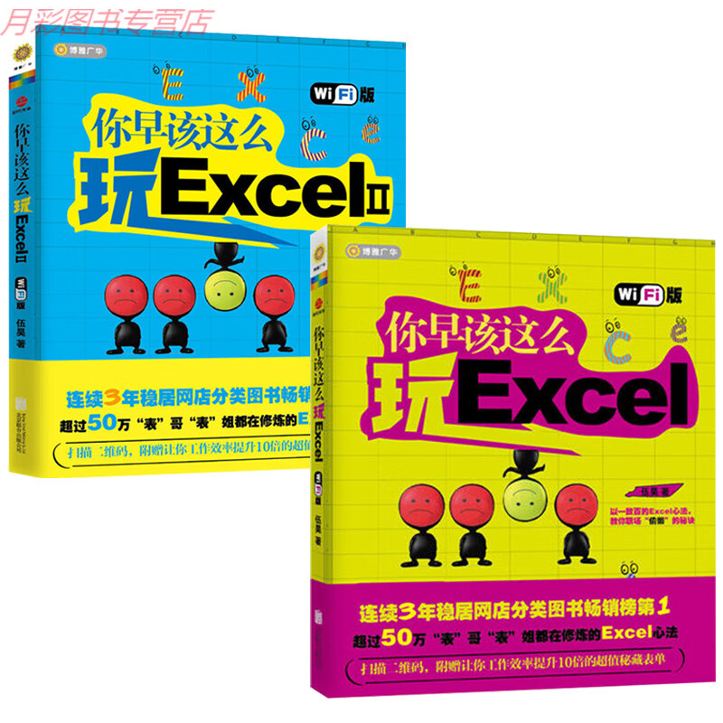 你早该这么玩Excel(WiFi版) 共2册 Excel心法 word excel设计自学教程 计自学教程