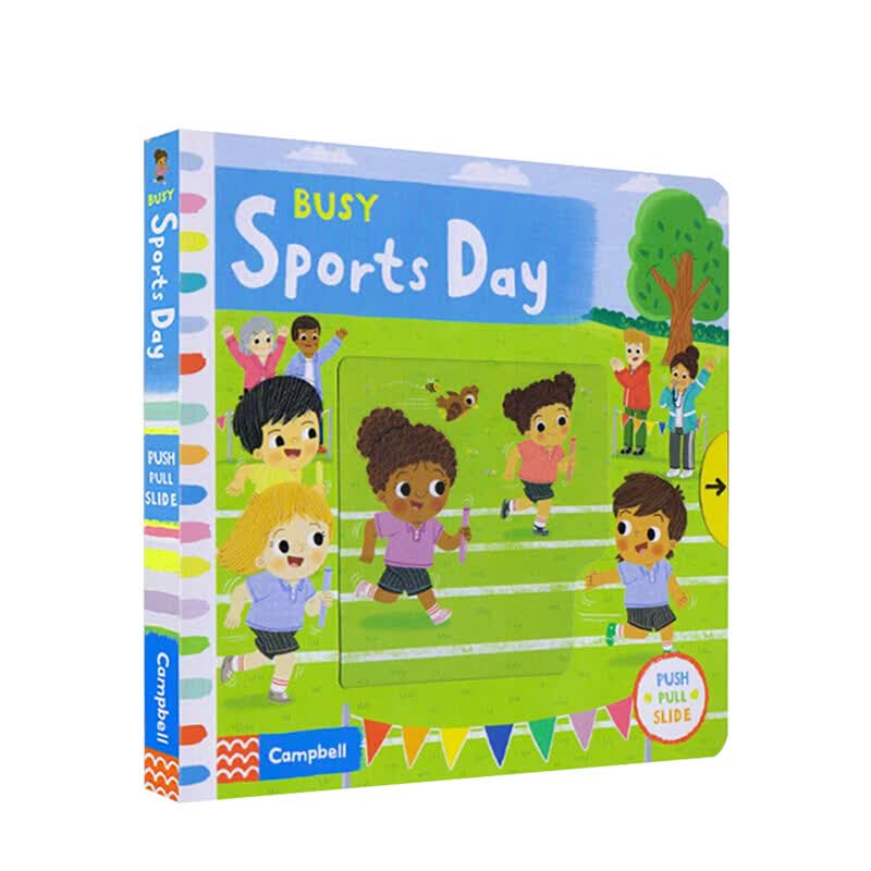 英文原版 繁忙的运动会 First Stories Sports Day BUSY系列