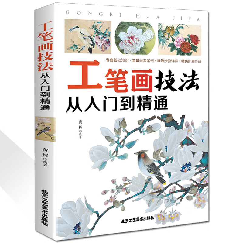 工笔画技法从入门到精通 国画基础教程水墨画教材写意画绘画画书人民邮电美术书花卉禽鸟水族草虫自学书籍