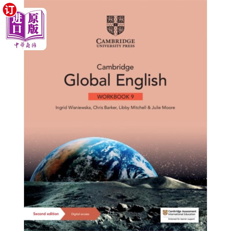 海外直订Cambridge Global English Workbook 9 with Digital... 剑桥全球英语练习册9(1年)