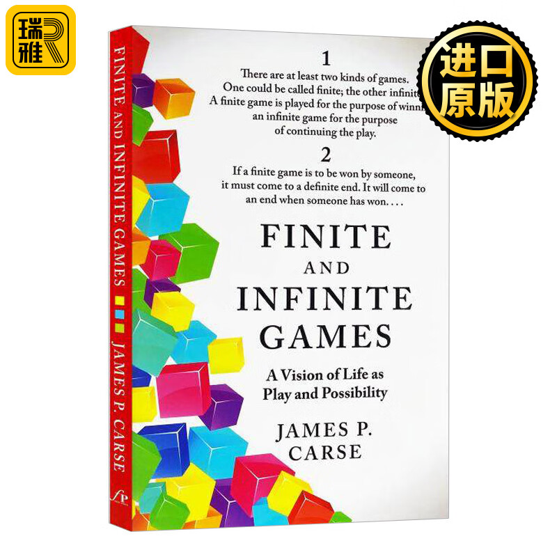英文原版 有限与无限的游戏 Finite and Infinite Games 英文版 James Carse 进口原版英语书籍