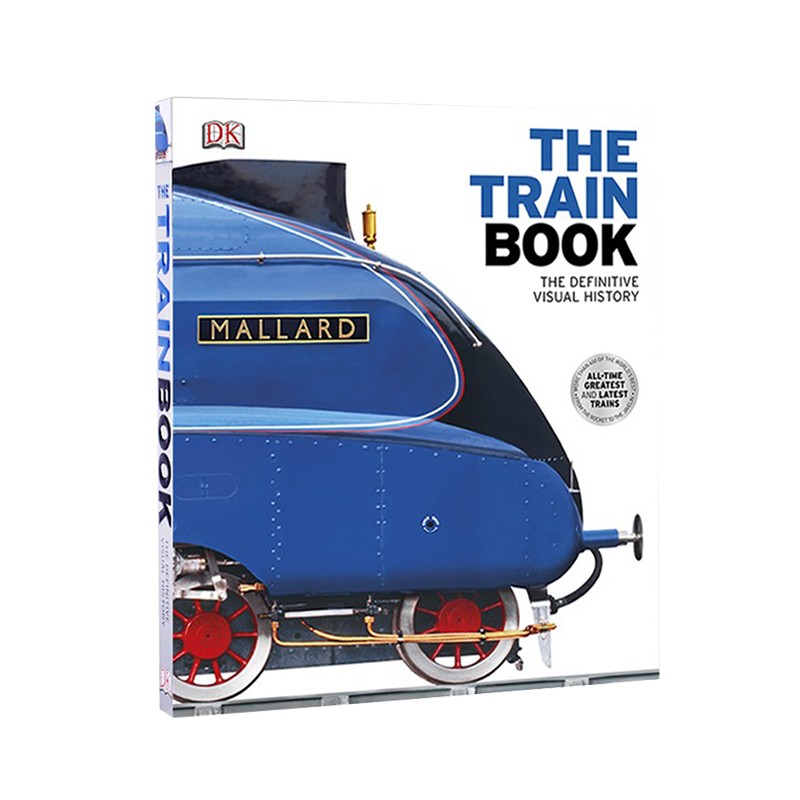英文原版 DK火车图解百科 The Train Book 视觉历史图解图鉴 精装大开本 DK百科书