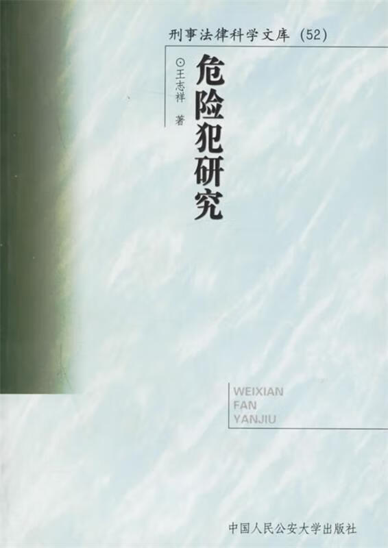 危险犯研究 王志祥