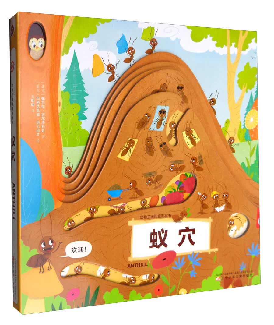 蚁穴/动物王国创意形状书